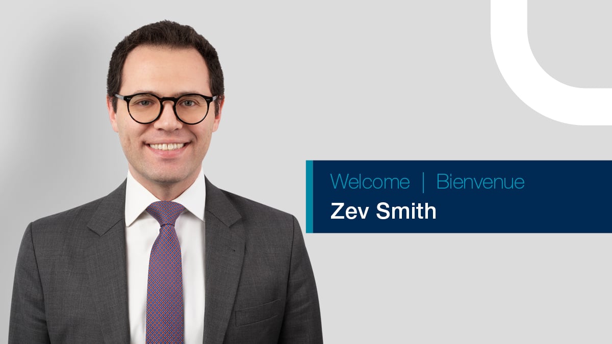 BLG strengthens its disputes team with new partner Zev Smith | BLG