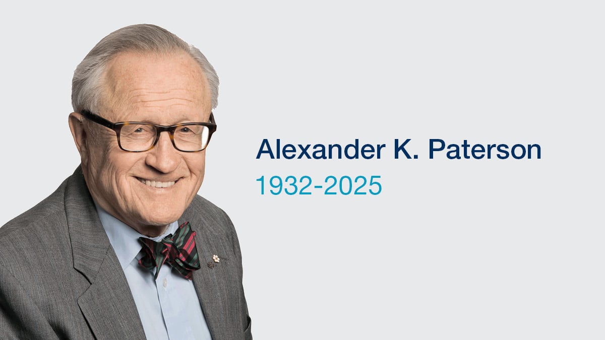 In memory of Alexander K. Paterson | BLG