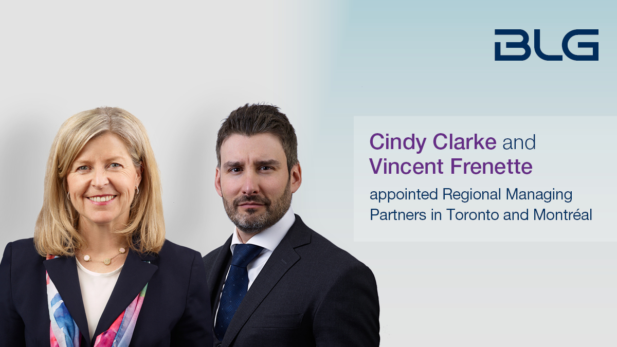 Cindy Clarke, Vincent Frenette appointed Regional Managing Partners in ...