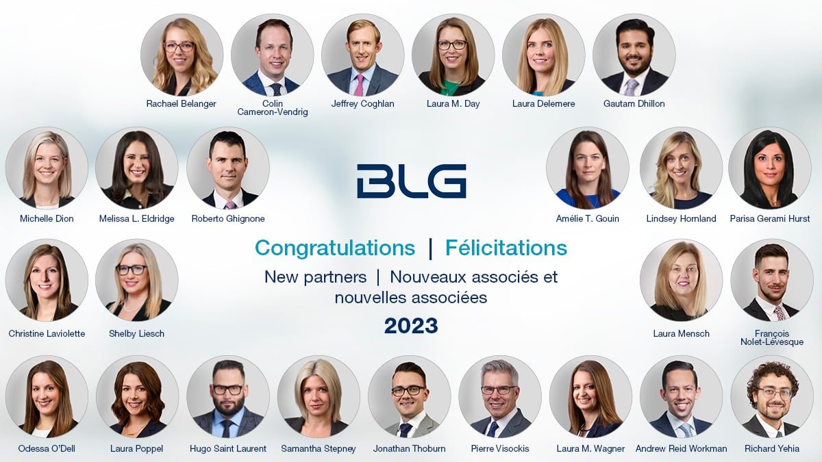 BLG admits 26 lawyers to the firm's partnership | BLG