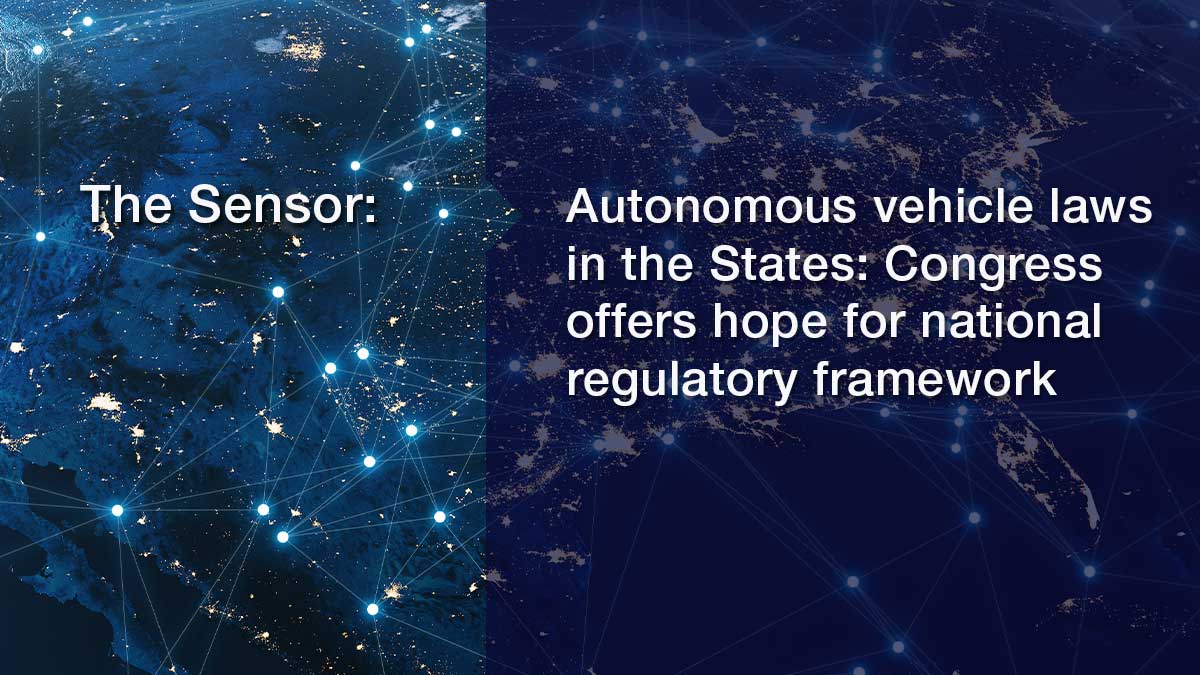 Autonomous vehicle laws: Impact of U.S. regulations in Canada | BLG